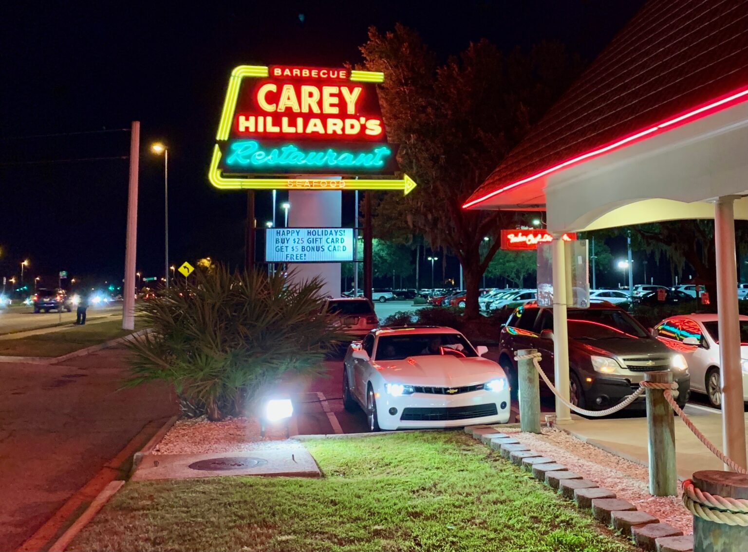 Hwy. 21’s Sign Gets a Facelift - Carey Hilliard's Restaurant
